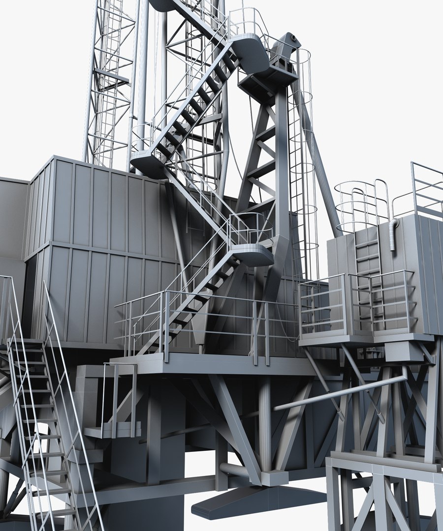 3D model oil rig | 1145754 | TurboSquid