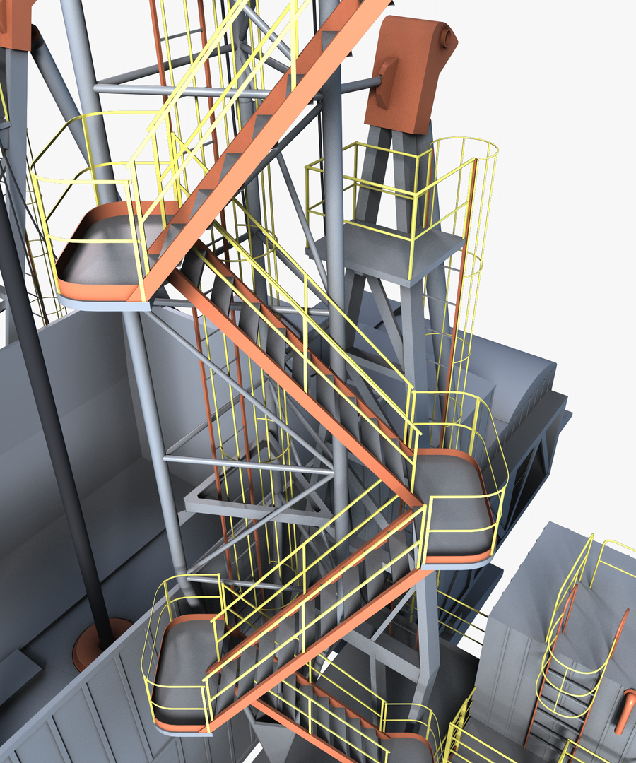 3D model oil rig | 1145754 | TurboSquid