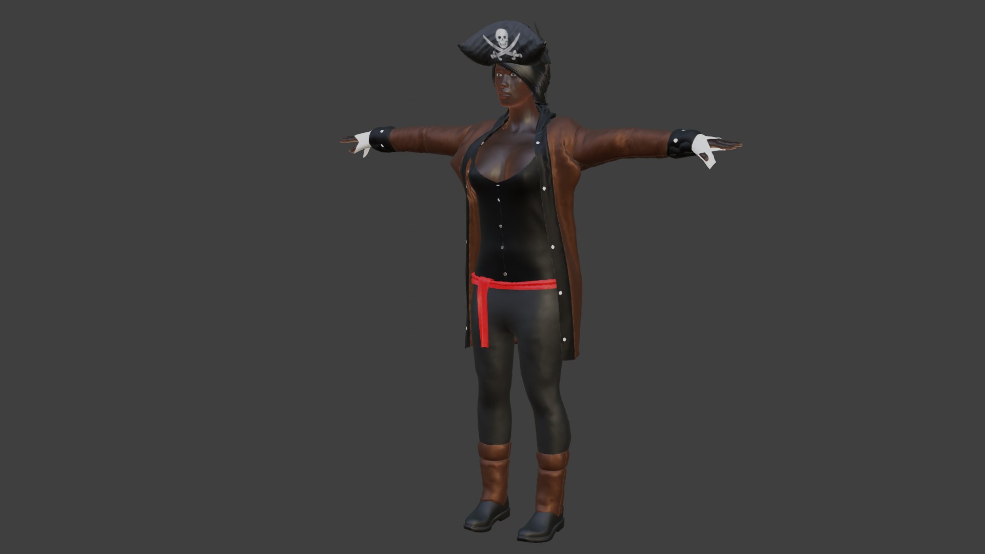 Pirate Woman Model - TurboSquid 1900740