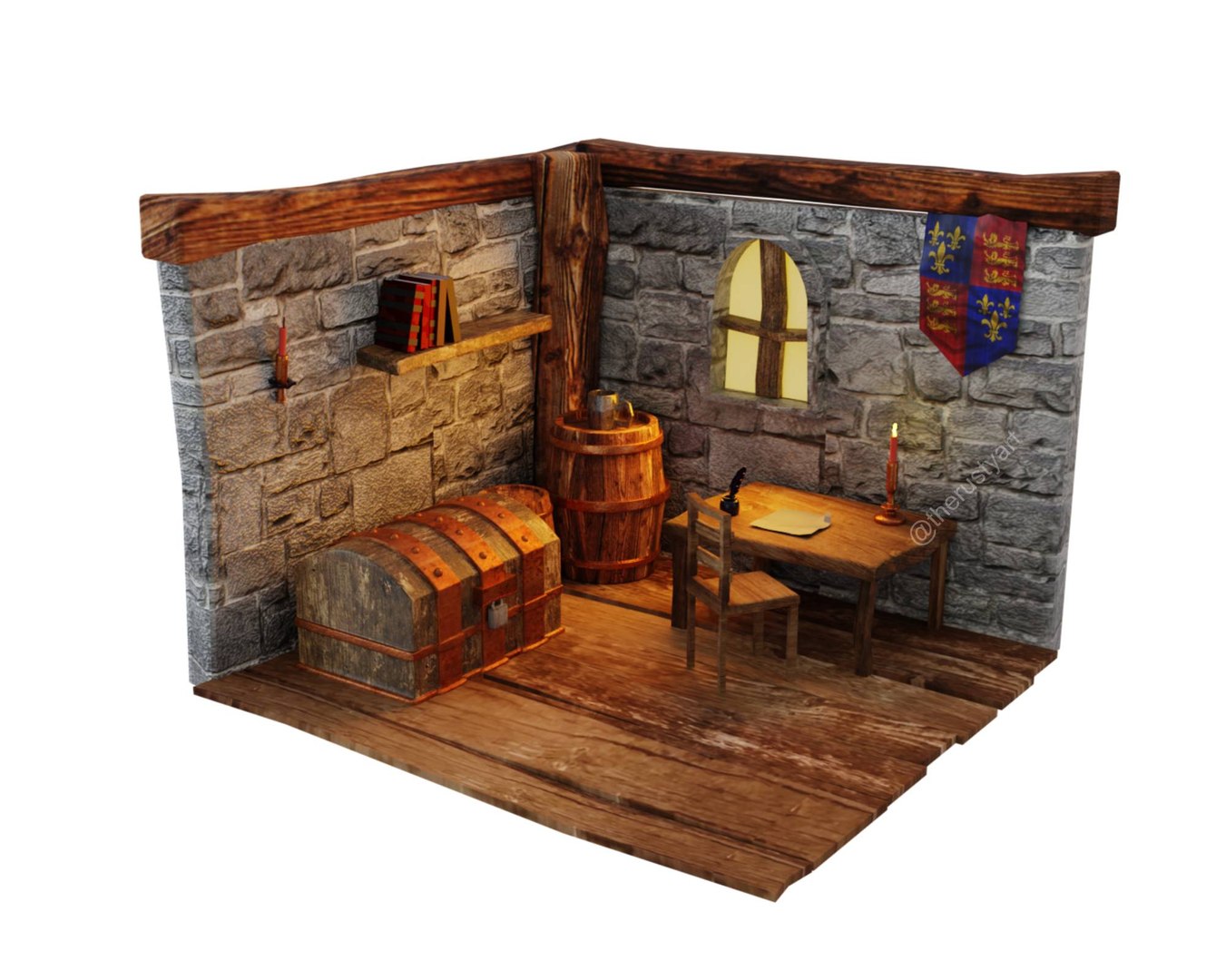 20 High Detailed 3D Isometric Rooms And Scenes Mega Pack 3D ...
