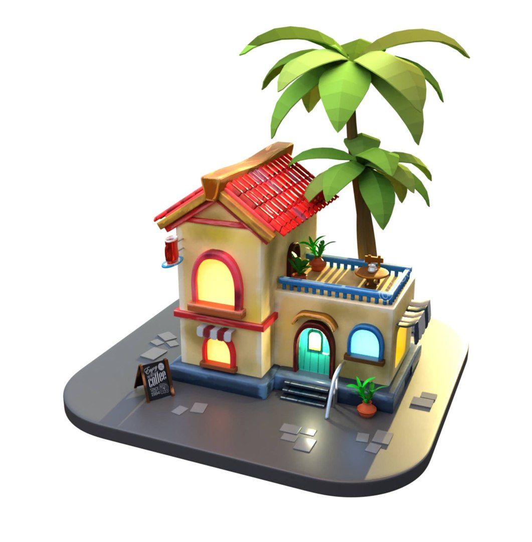 20 High Detailed 3D Isometric Rooms And Scenes Mega Pack 3D ...