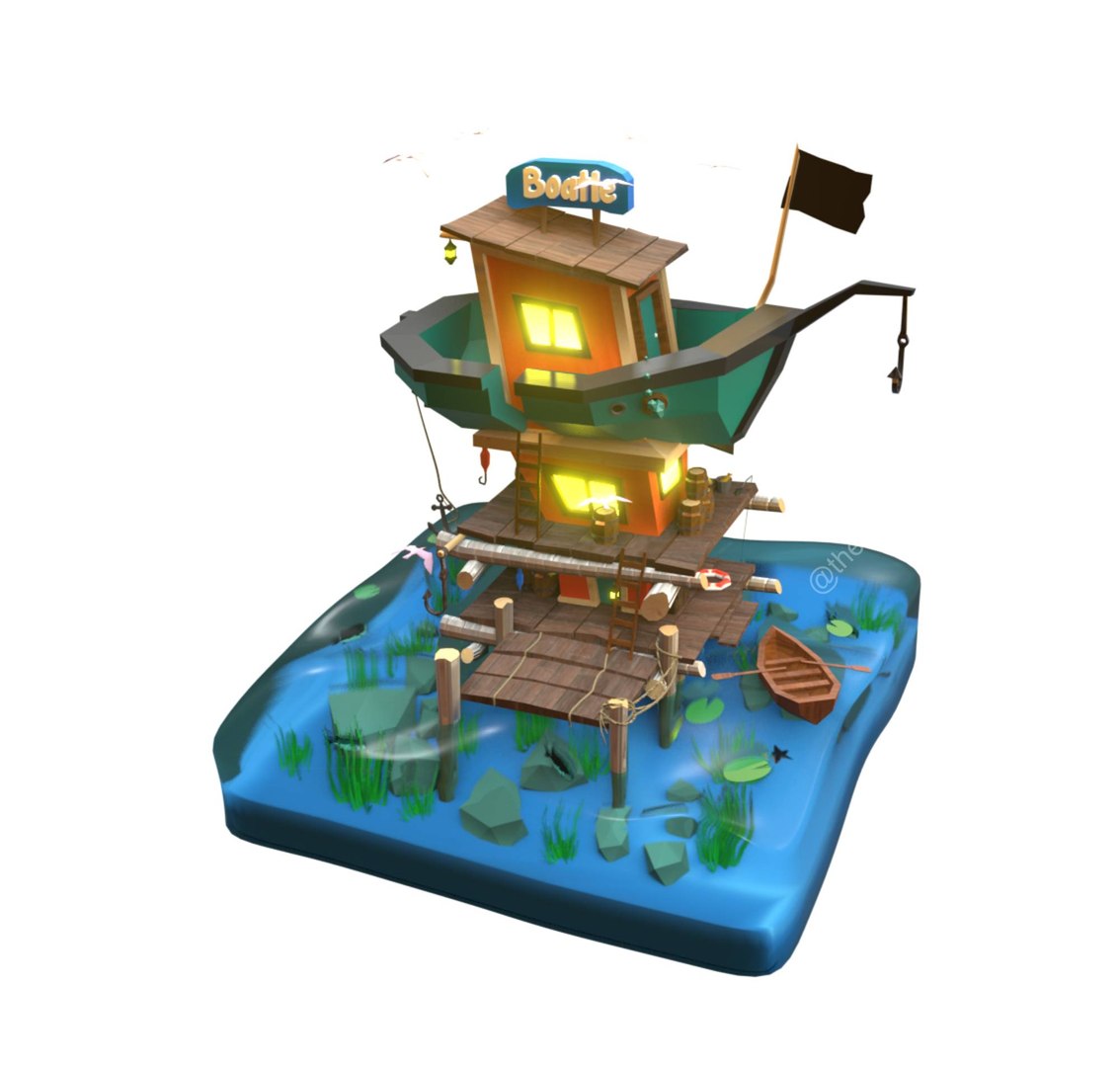 20 High Detailed 3D Isometric Rooms And Scenes Mega Pack 3D ...