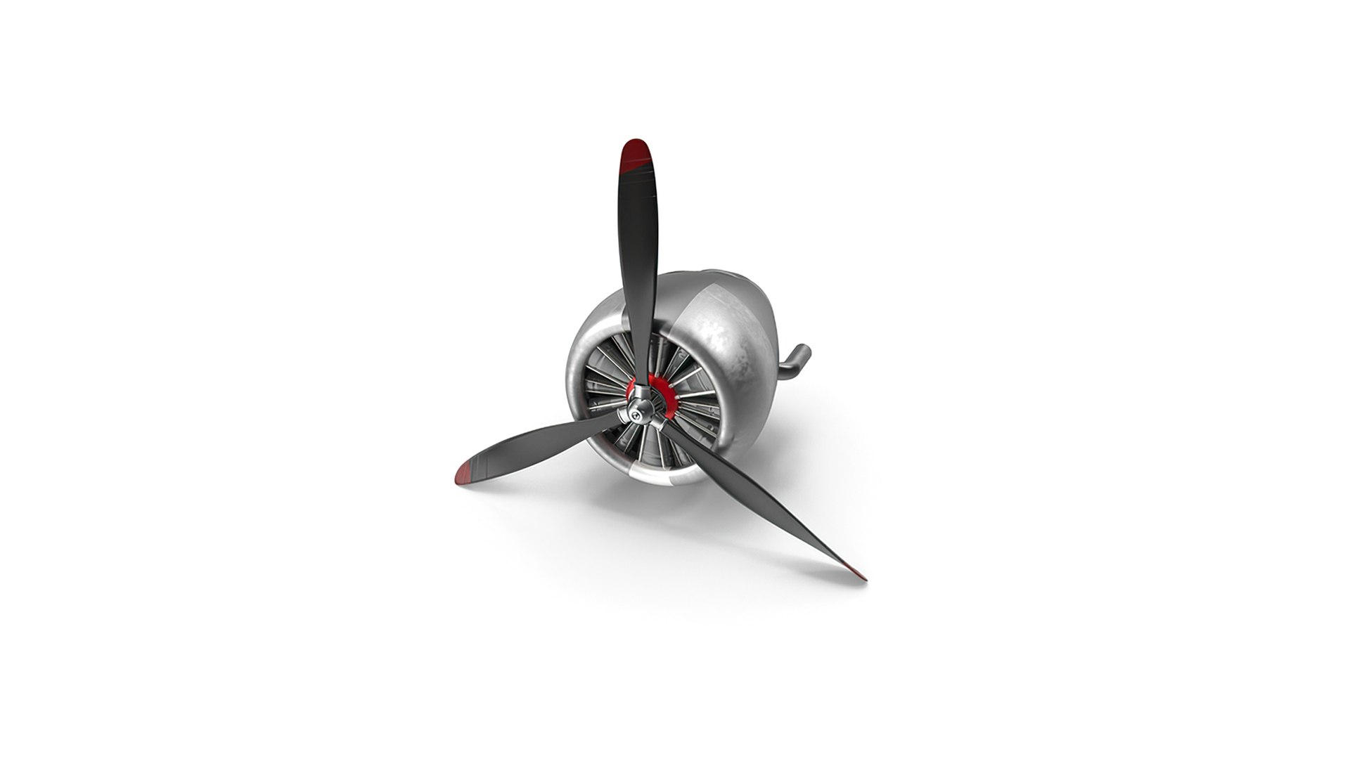 3D Vintage Airplane Engine - TurboSquid 2167946