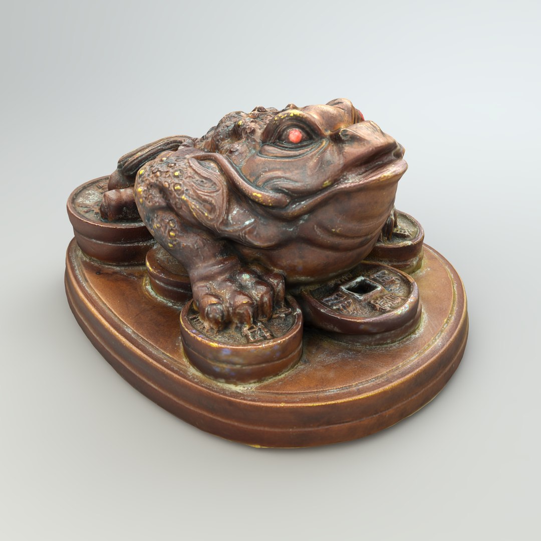 Toad Statue 3D Model - TurboSquid 1182131