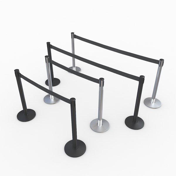 line stanchions 3ds