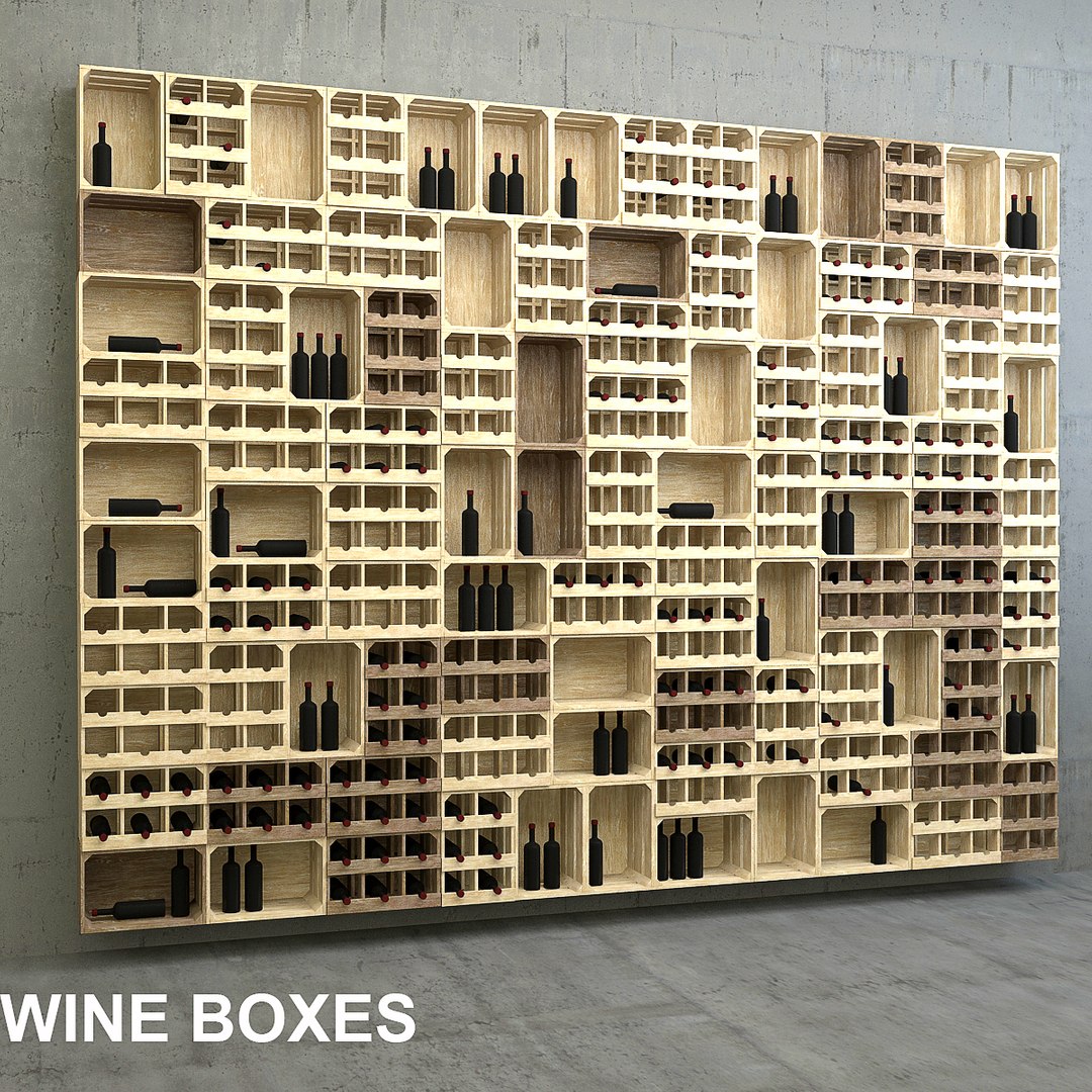 Wine Box 3d Model