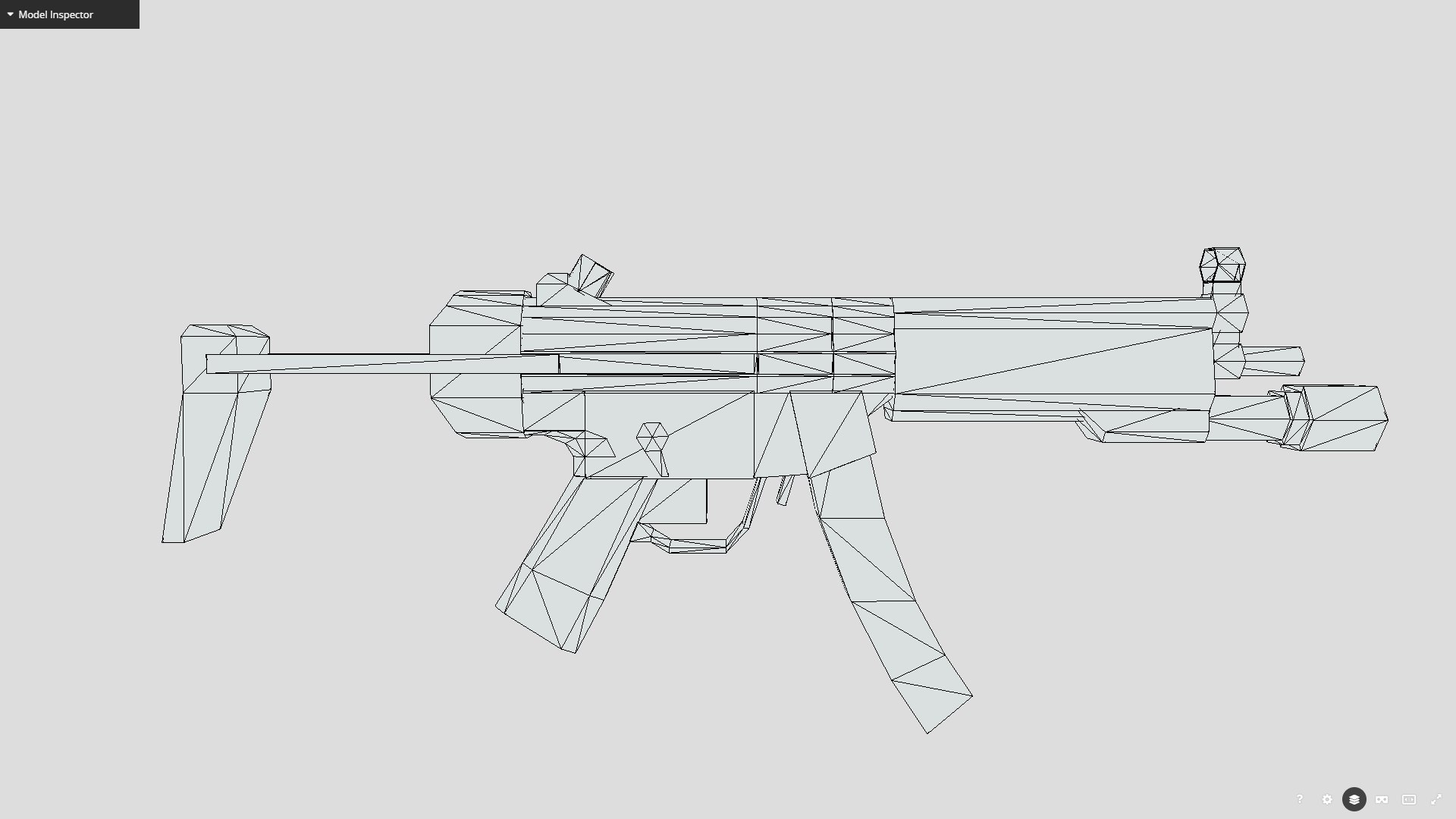 3D Model Low Poly MP5 - TurboSquid 2193025