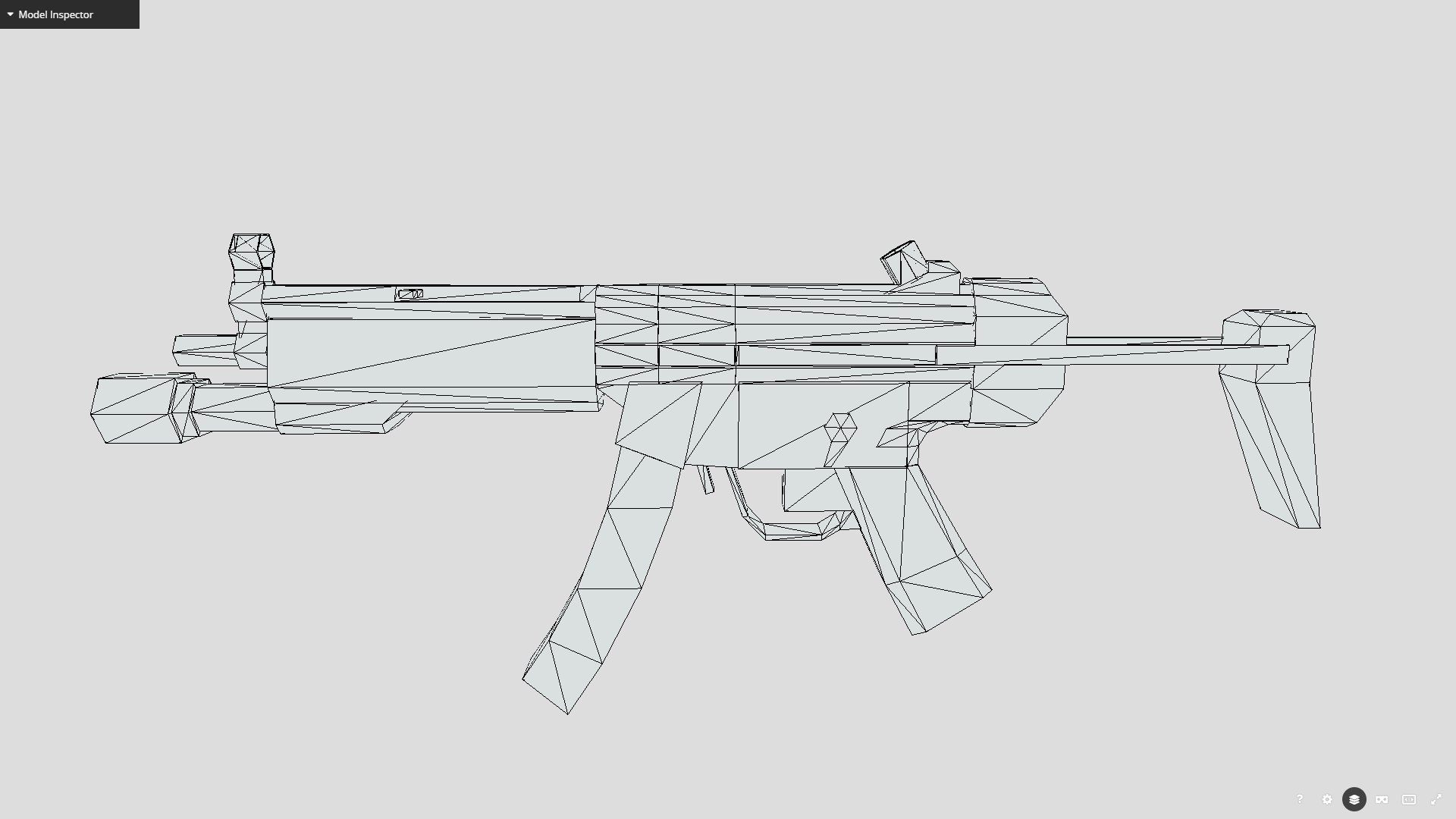 3D Model Low Poly MP5 - TurboSquid 2193025