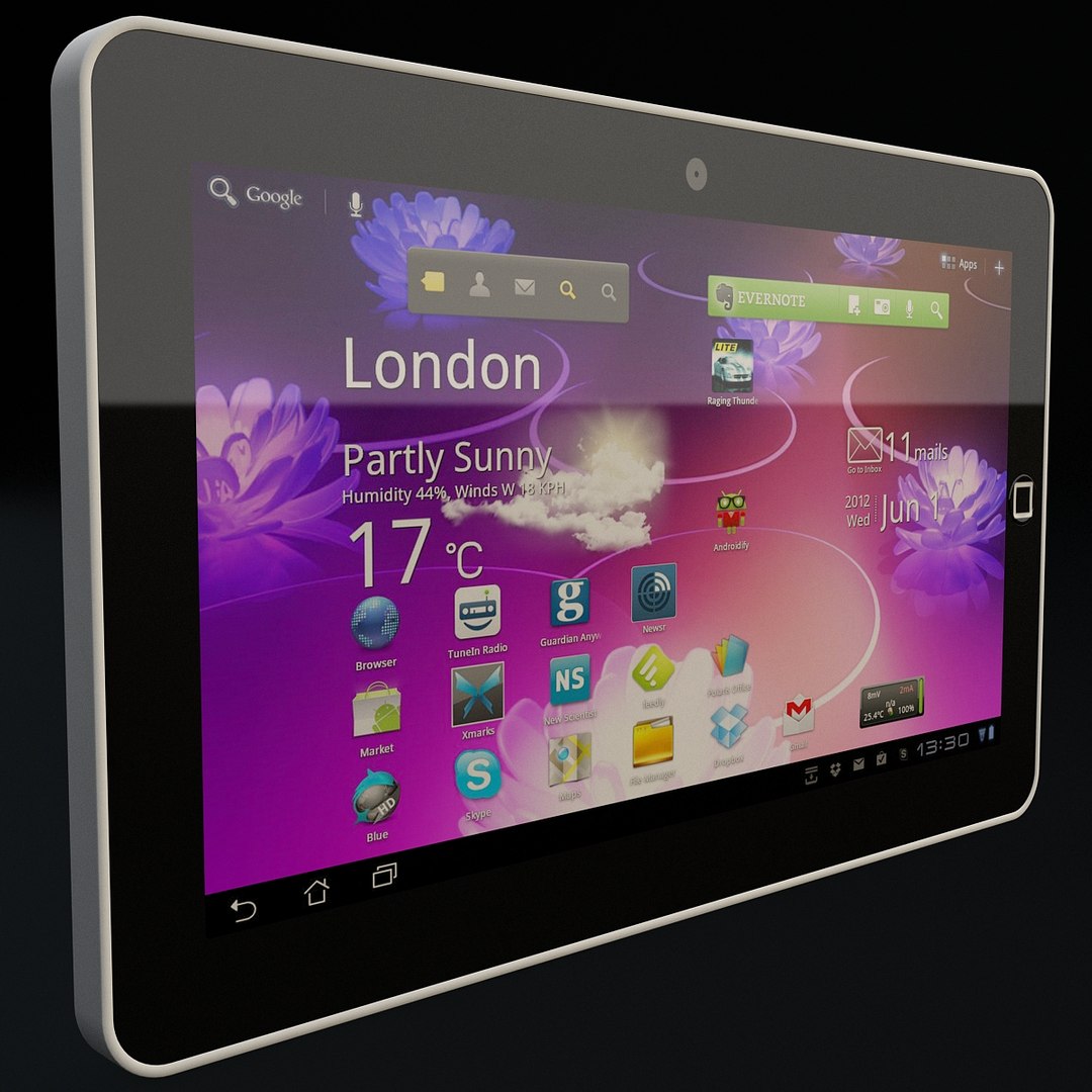 3d model m1050 tablet
