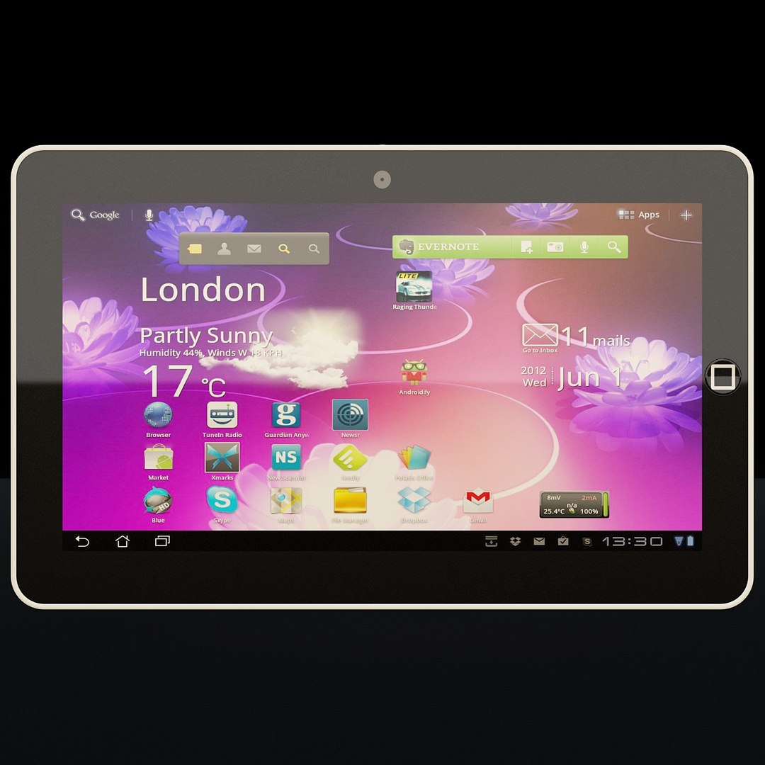3d model m1050 tablet
