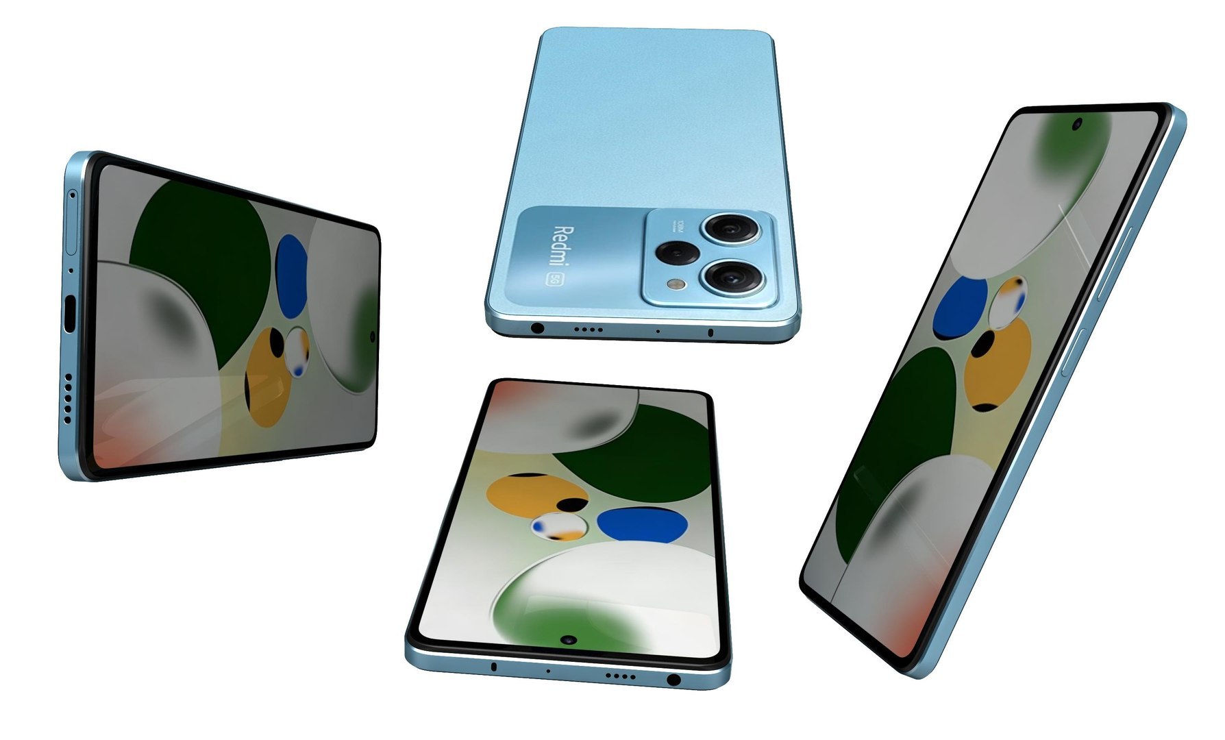 Xiaomi Redmi Note 12 Pro Speed Blue 3D Model - TurboSquid 2073142