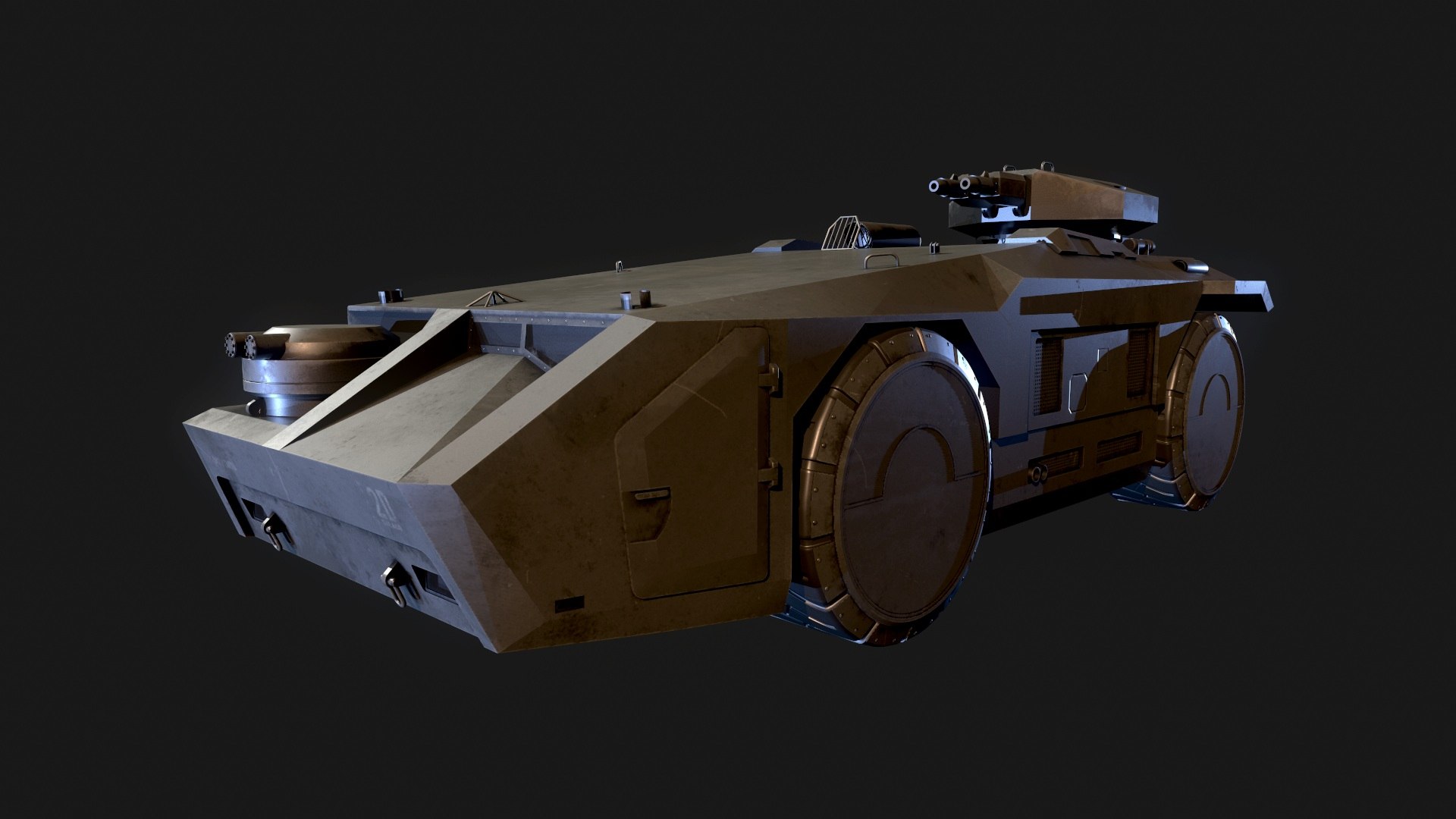 M 577 APC Aliens 2 3D Model - TurboSquid 1885676