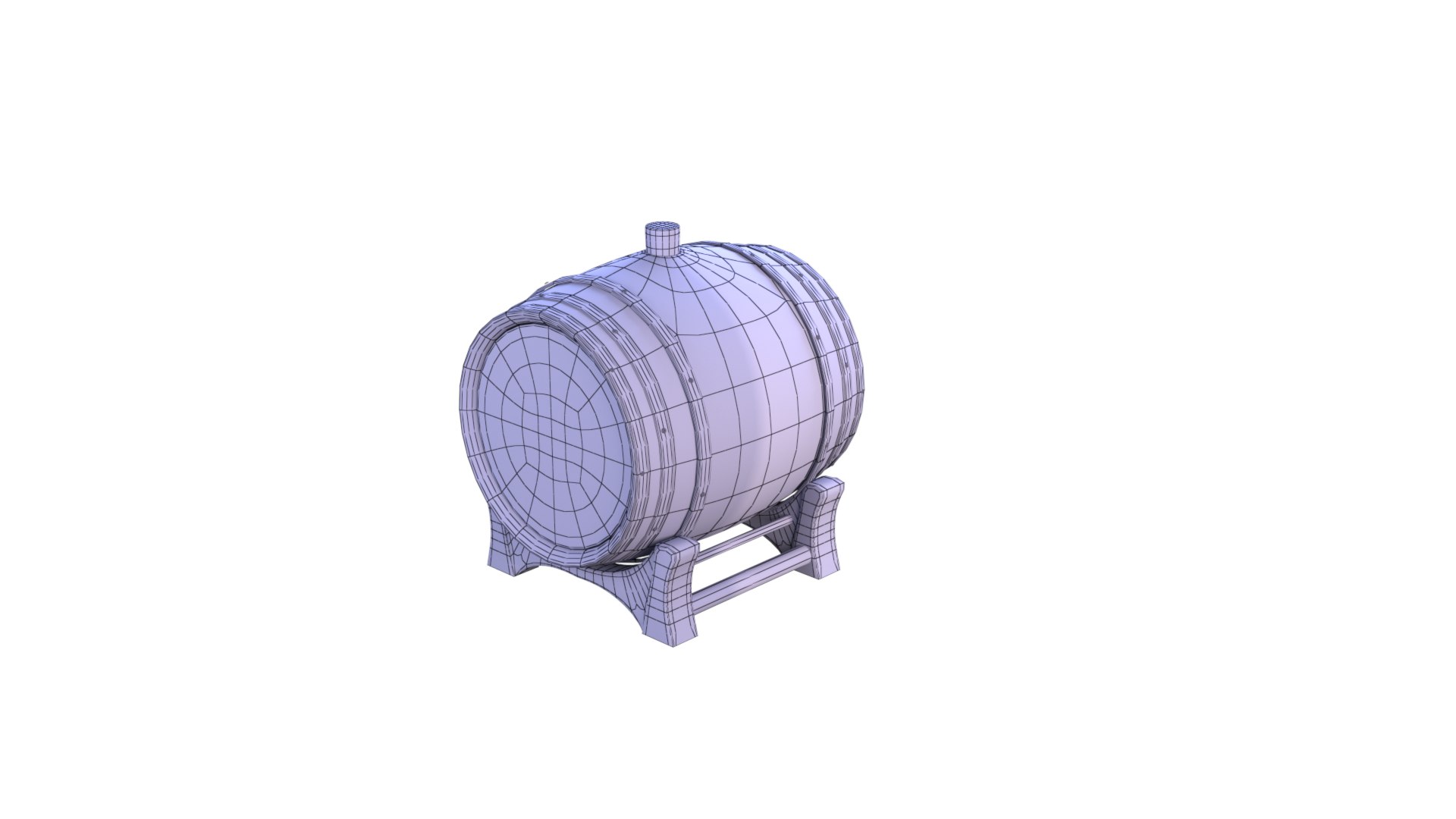 Realistic Wooden Barrel Model - TurboSquid 1151391