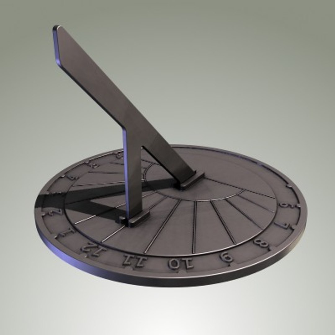 sundial sun 3d model