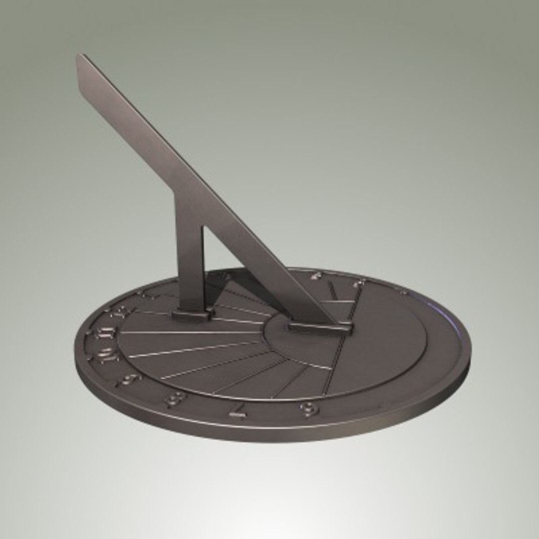 sundial sun 3d model