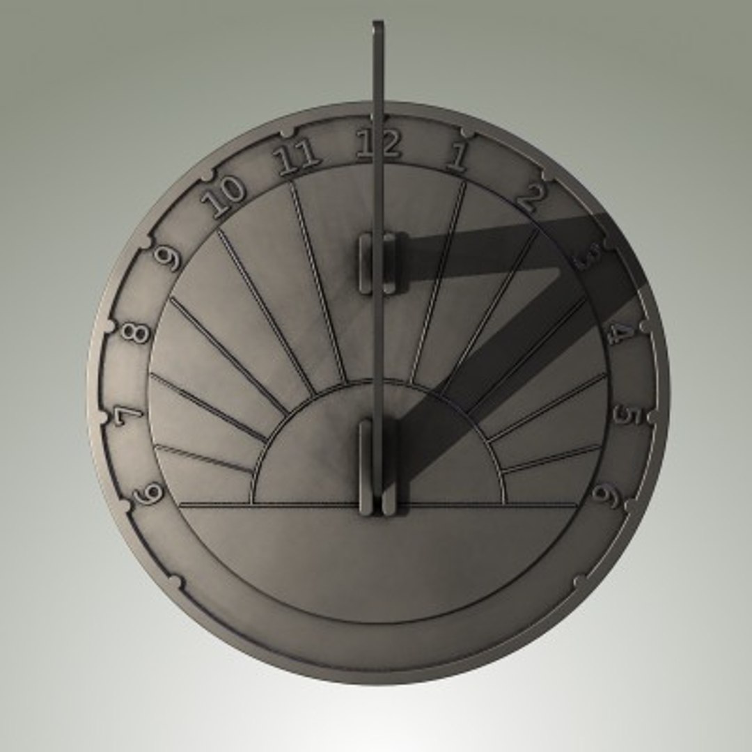 sundial sun 3d model