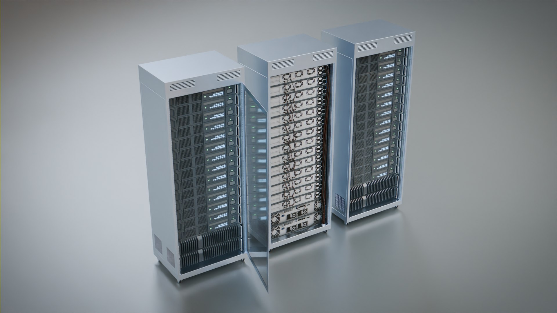 Server Racks 3D Model - TurboSquid 2220642