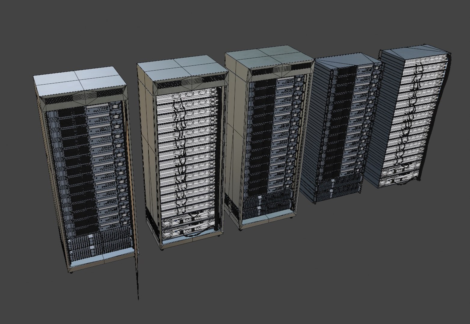 Server Racks 3D Model - TurboSquid 2220642