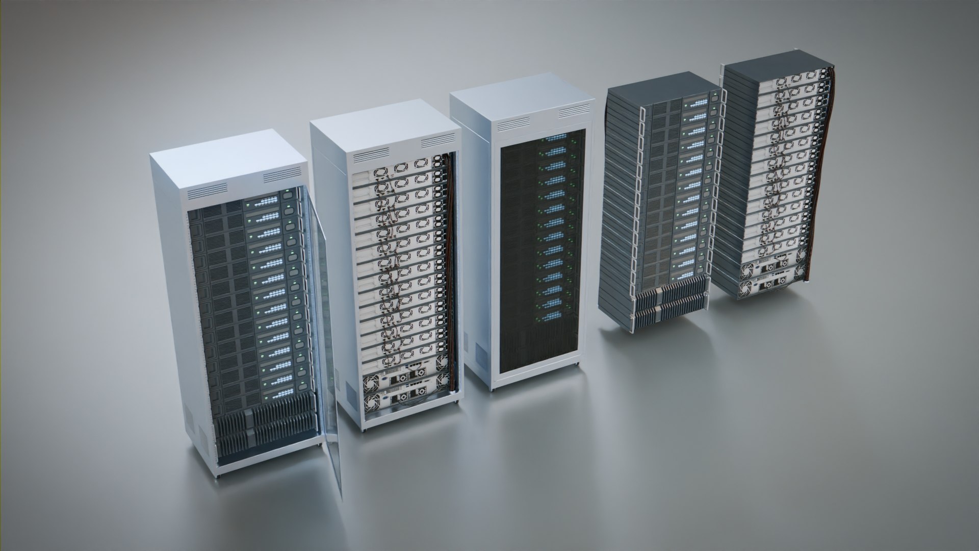 Server Racks 3D Model - TurboSquid 2220642