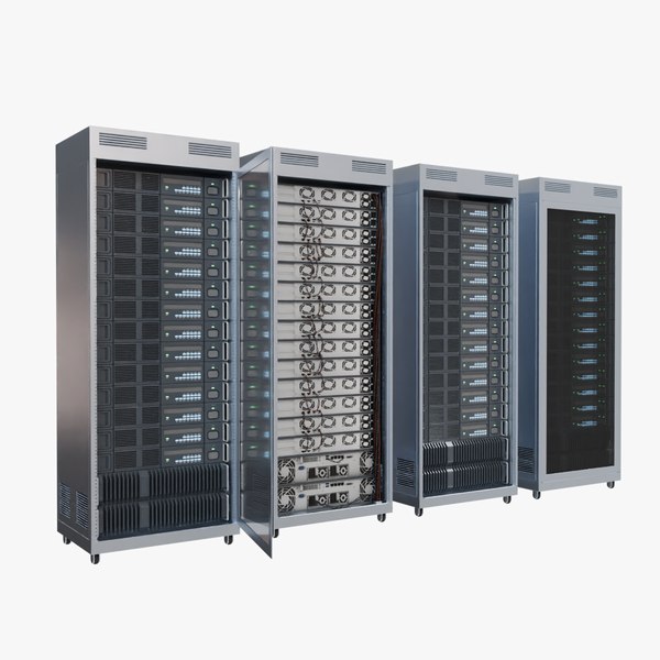 서버 랙 3D 모델 - TurboSquid 2220642