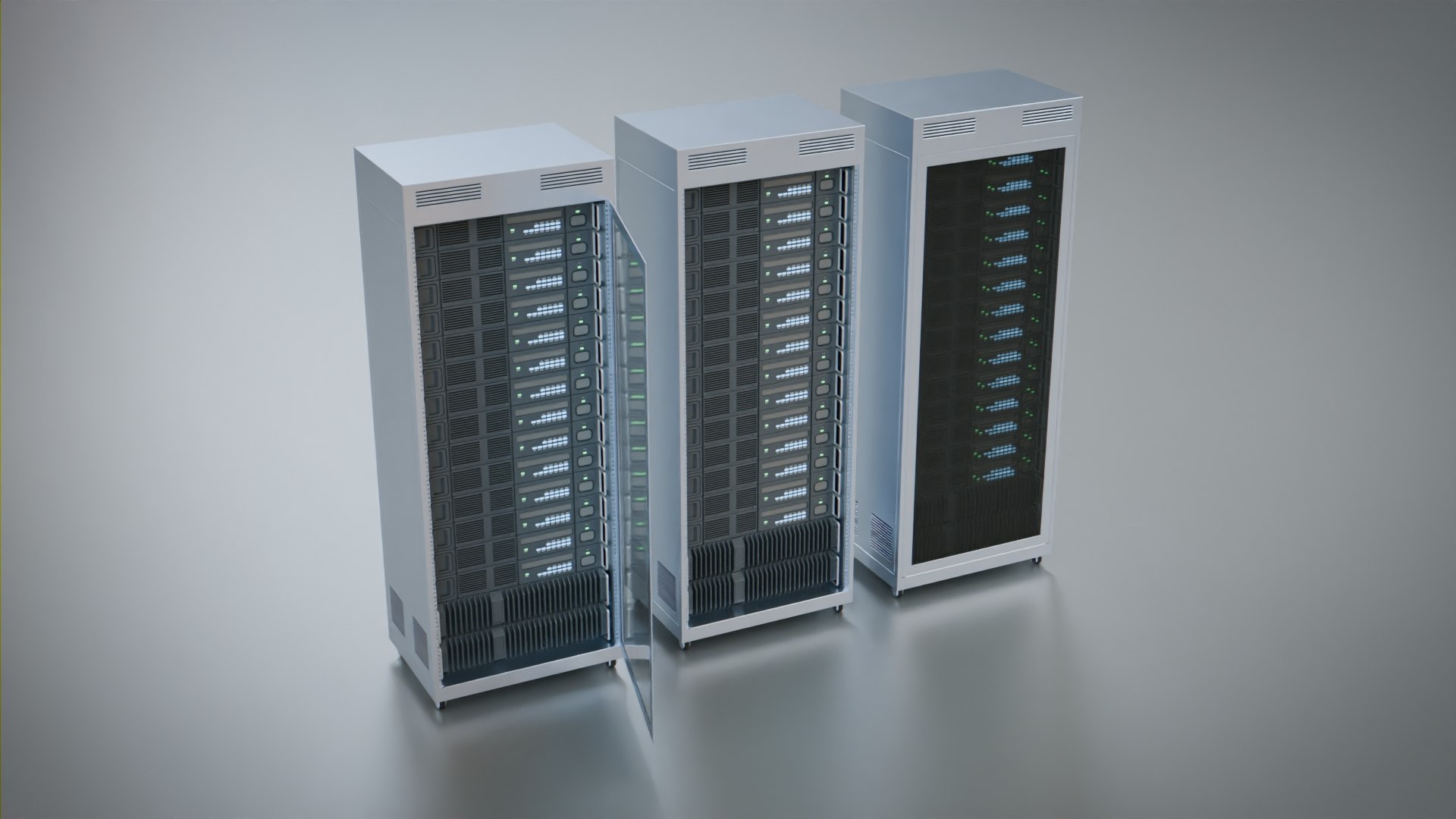 Server Racks 3D Model - TurboSquid 2220642