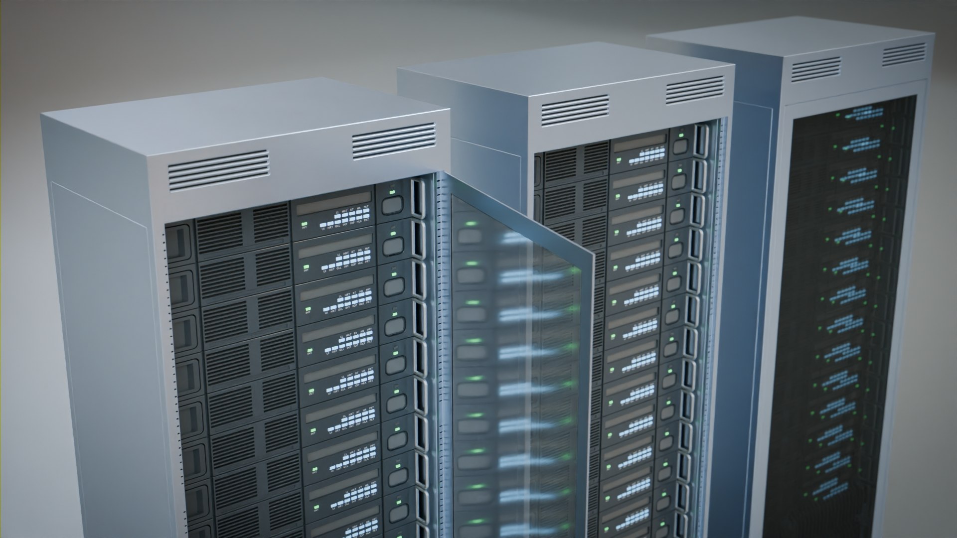 Server Racks 3D Model - TurboSquid 2220642