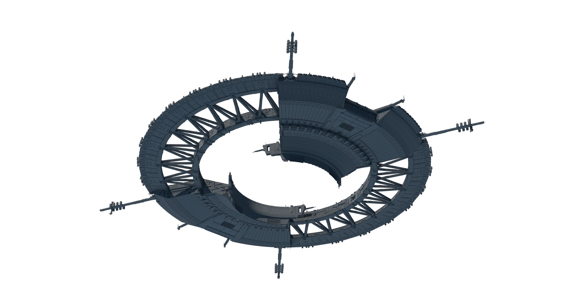 SHIELD GATE BASE 3D Model - TurboSquid 1786140