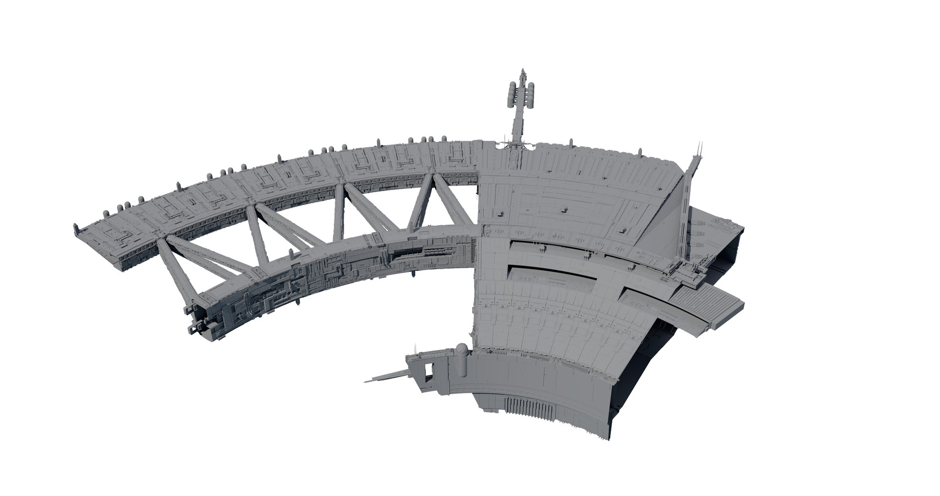 SHIELD GATE BASE 3D model - TurboSquid 1786140