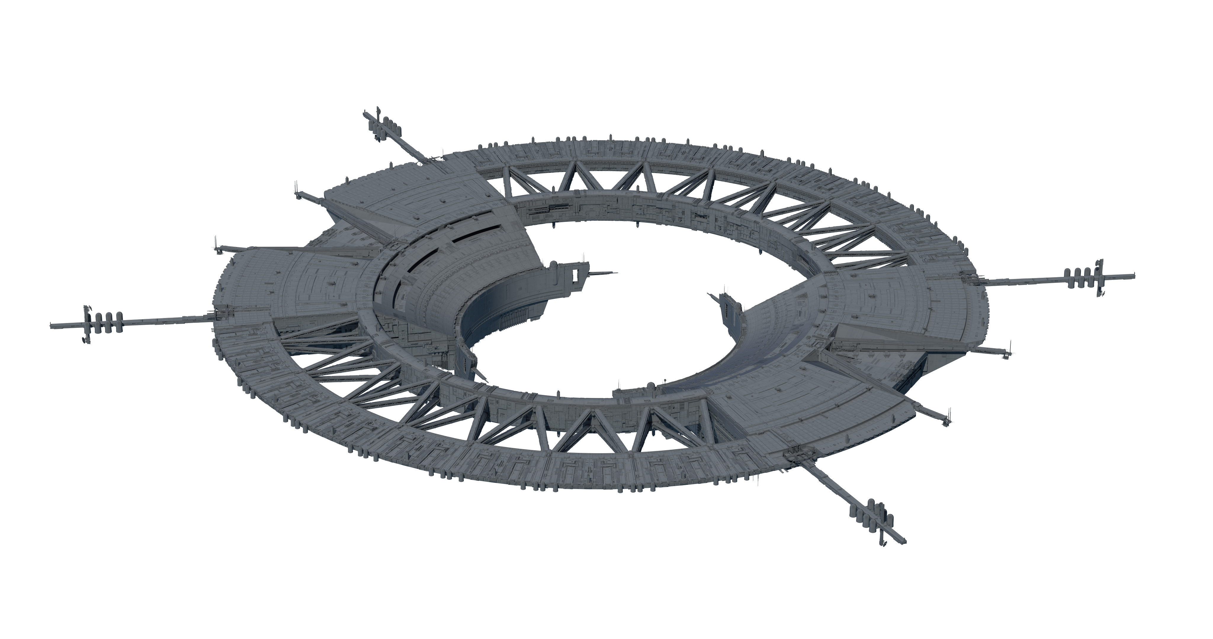 SHIELD GATE BASE 3D model - TurboSquid 1786140