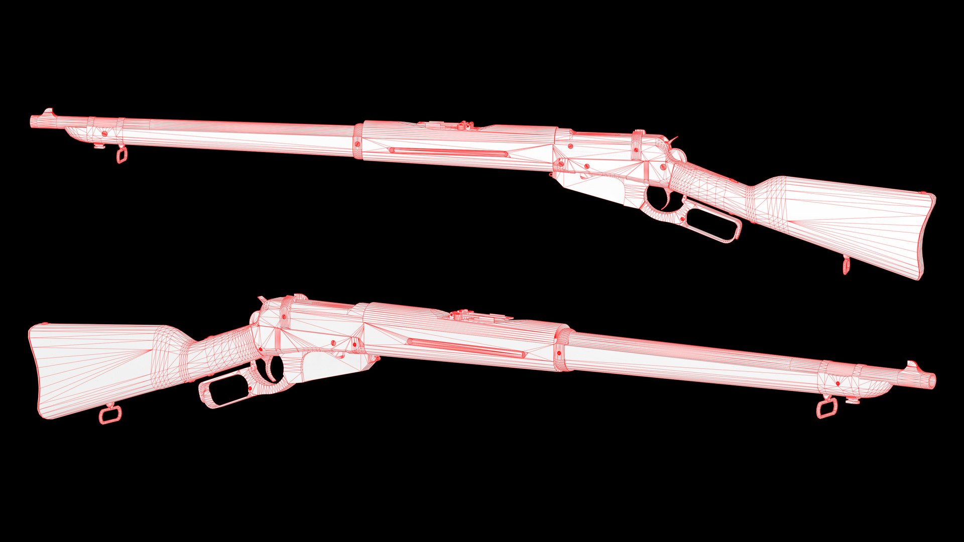 3D Model Winchester 1895 - TurboSquid 2245767