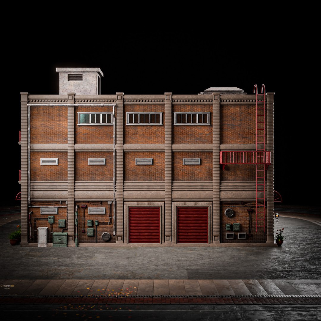 3D URBAN OLD BUILDING HORROR 6 - TurboSquid 2220585