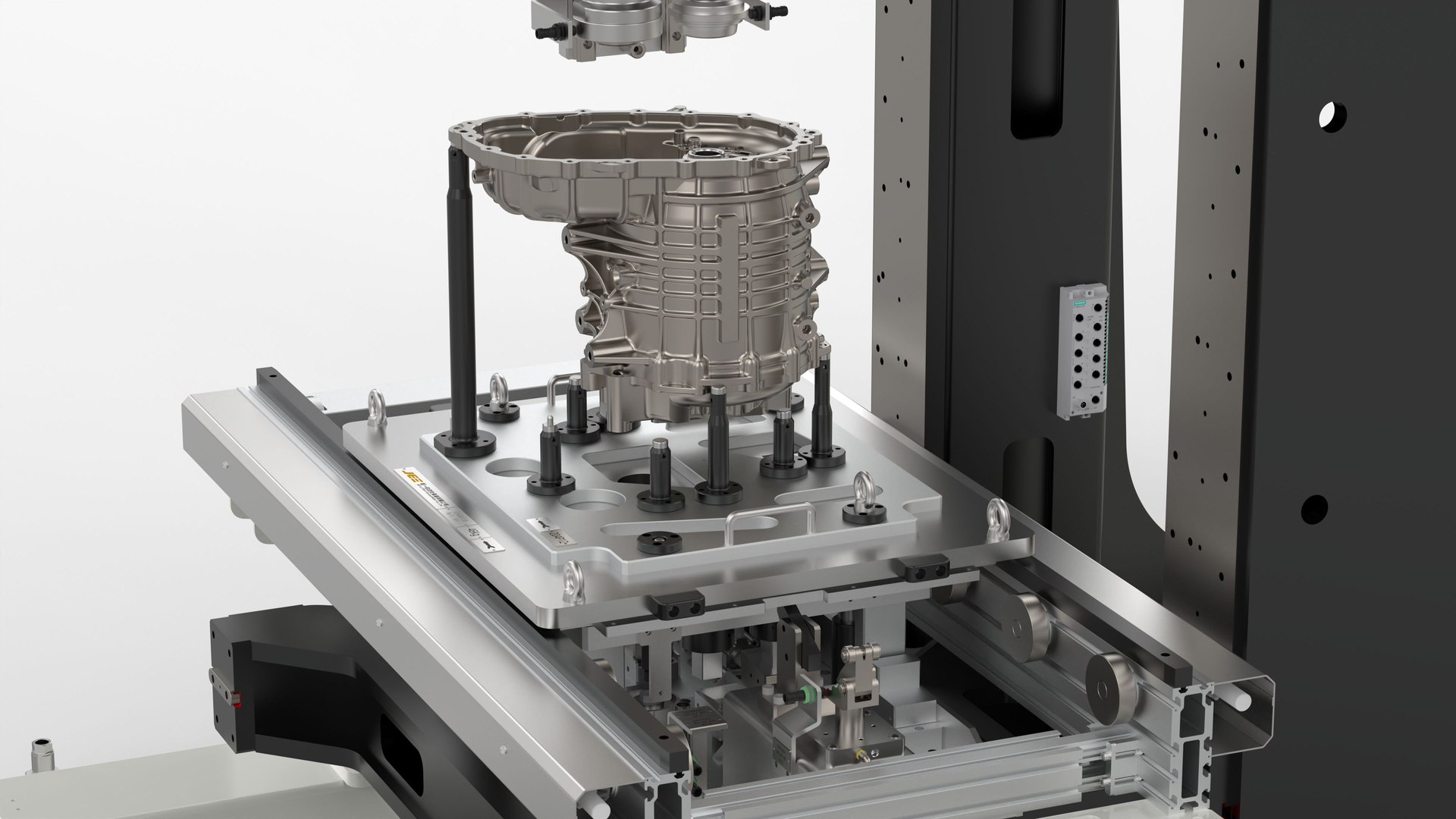 Automobile Motor Housing Press Fitting Production Line 3D Model ...