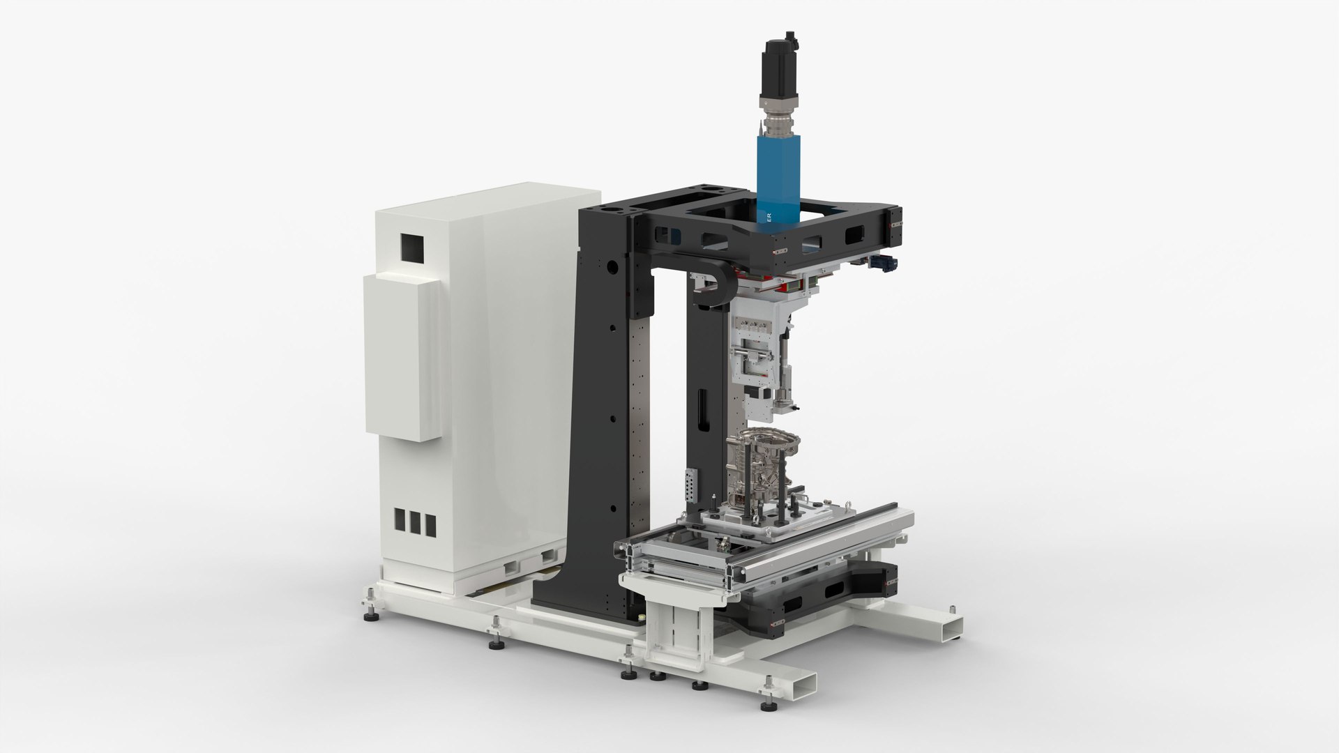 Automobile Motor Housing Press Fitting Production Line 3D Model ...