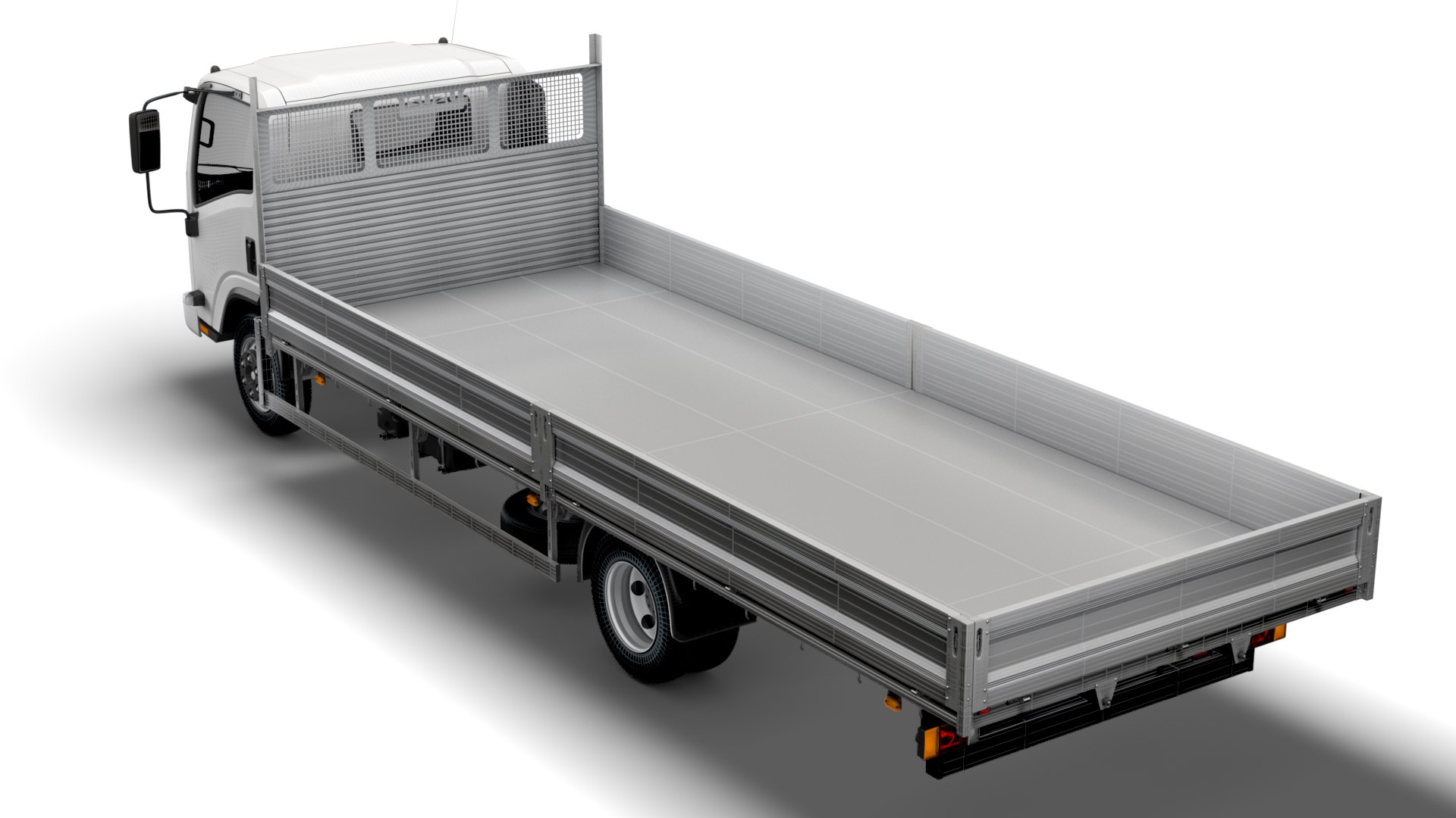 Isuzu NPR Rigid Body Truck 2021 Model - TurboSquid 1776982