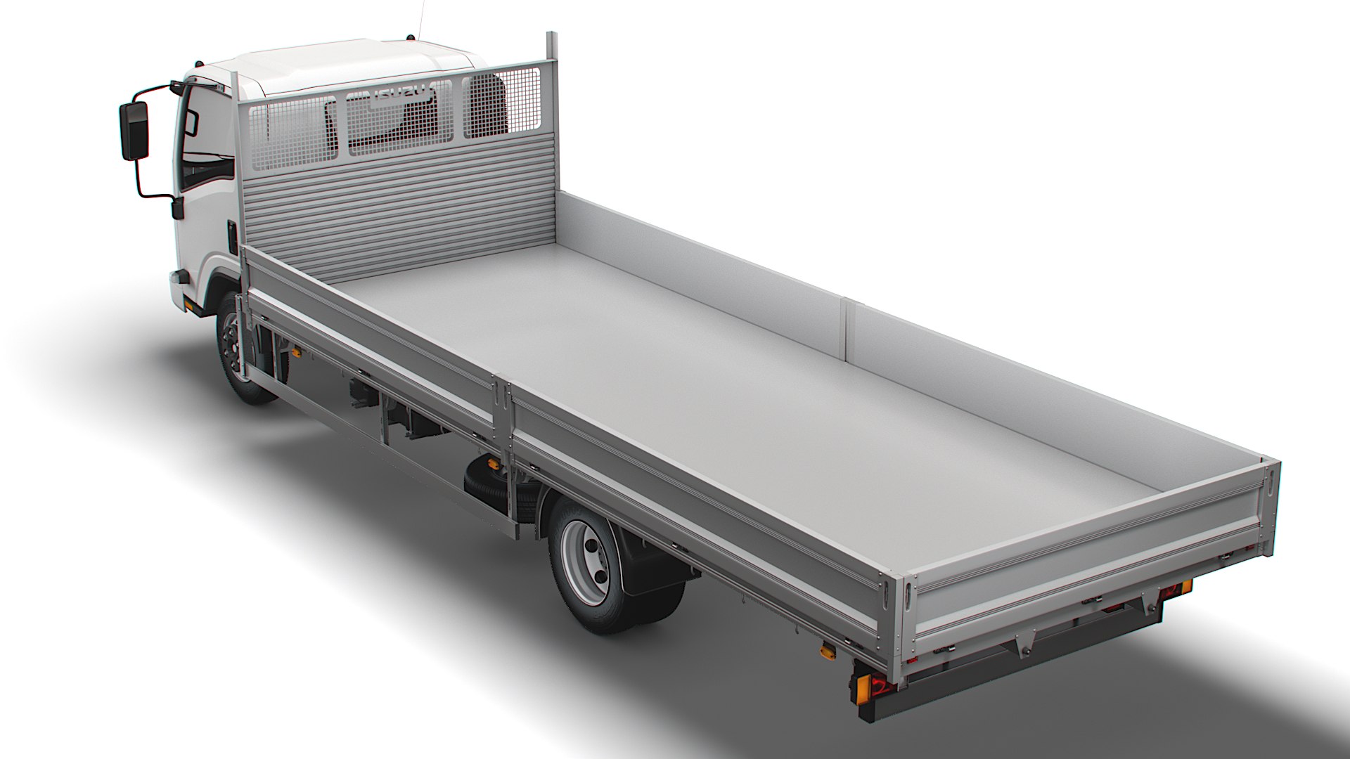 Isuzu NPR Rigid Body Truck 2021 Model - TurboSquid 1776982