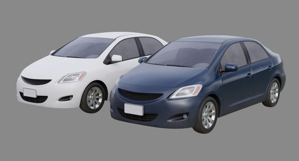 generic sedan 1 3d model