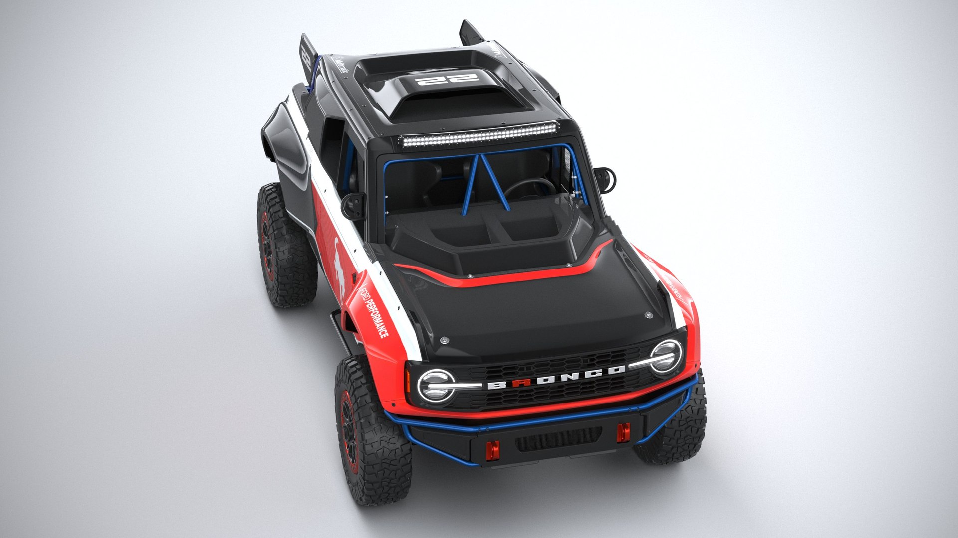 Ford Bronco DR 2023 3D Model - TurboSquid 1852286