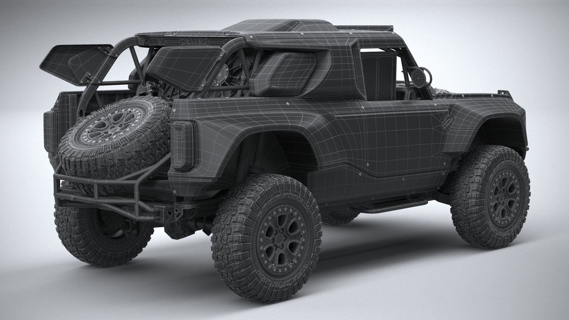 Ford Bronco DR 2023 3D model - TurboSquid 1852286