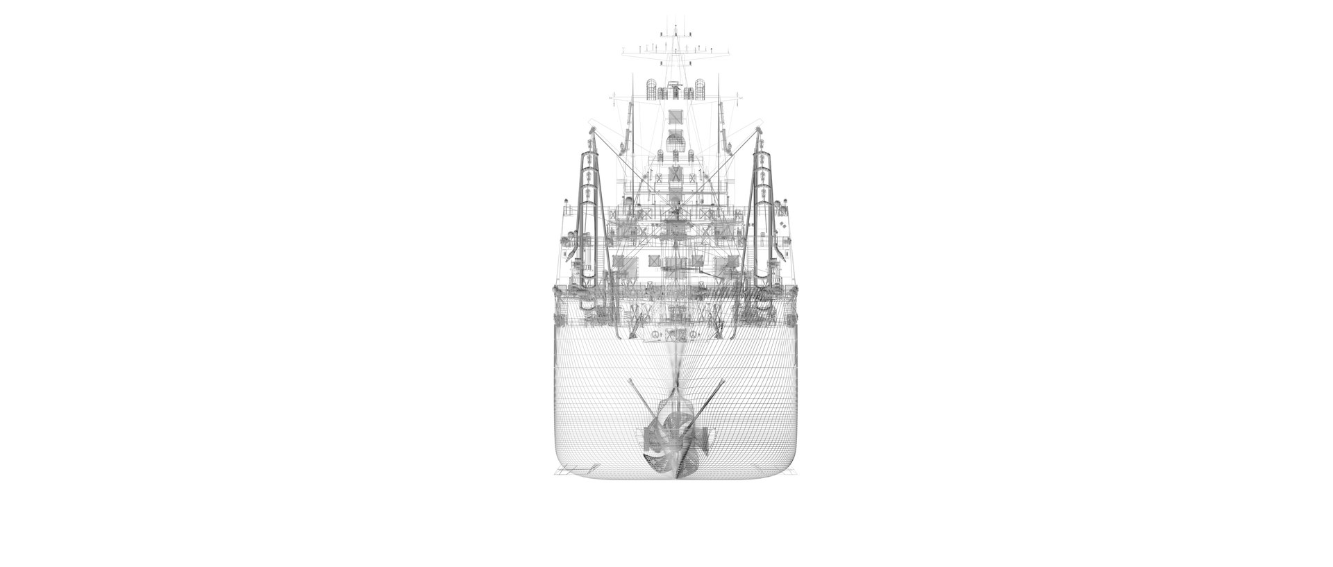 3D Model Supply Class Replenishment Oiler - HMAS Supply - TurboSquid ...