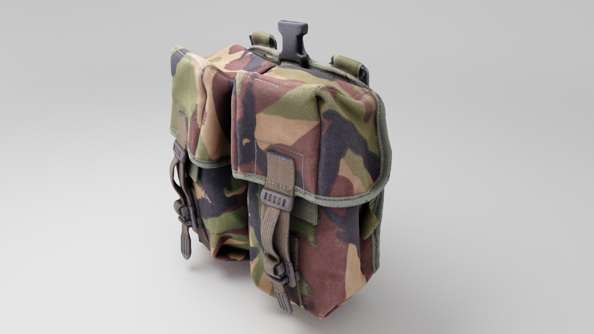 modelo 3d Ammunition army pouch for soldier tactical - TurboSquid 2016664
