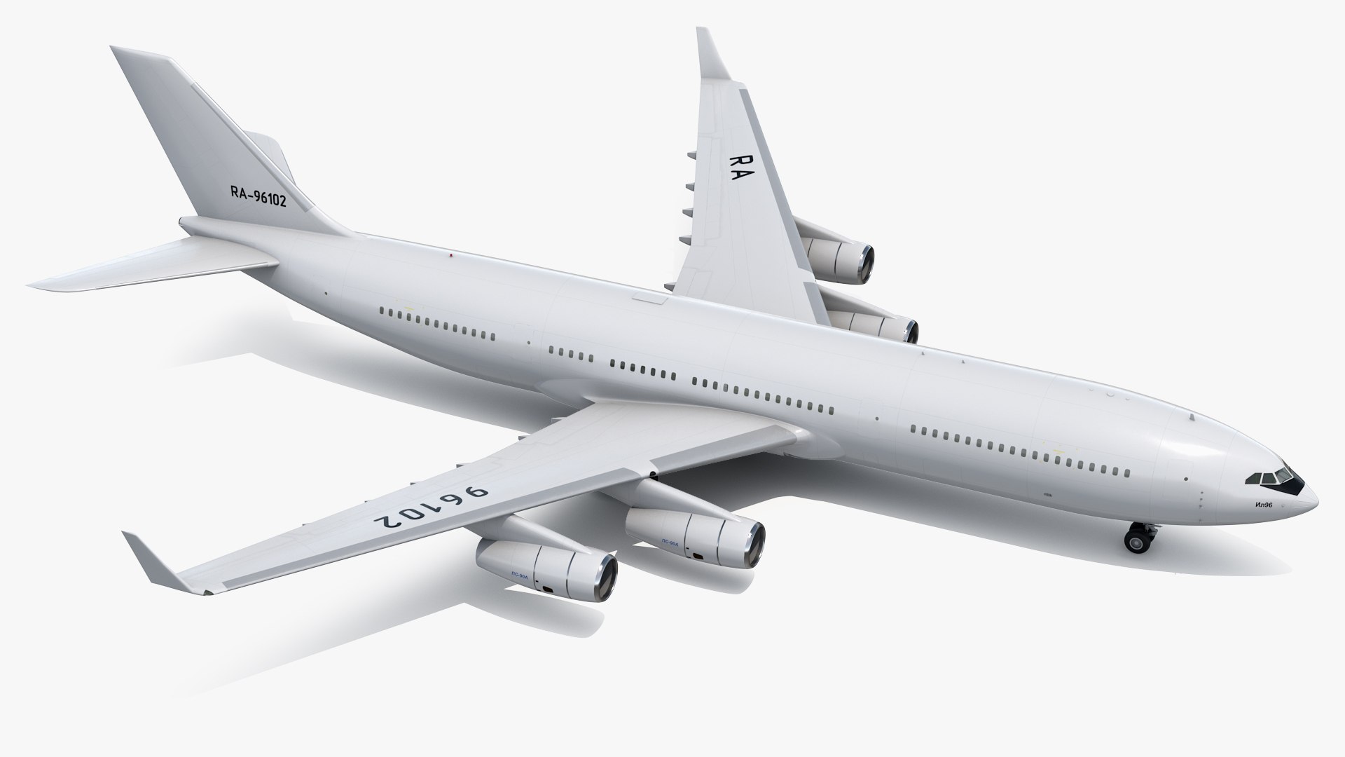 3D Model IL-96-400 Simple Interior - TurboSquid 1978343