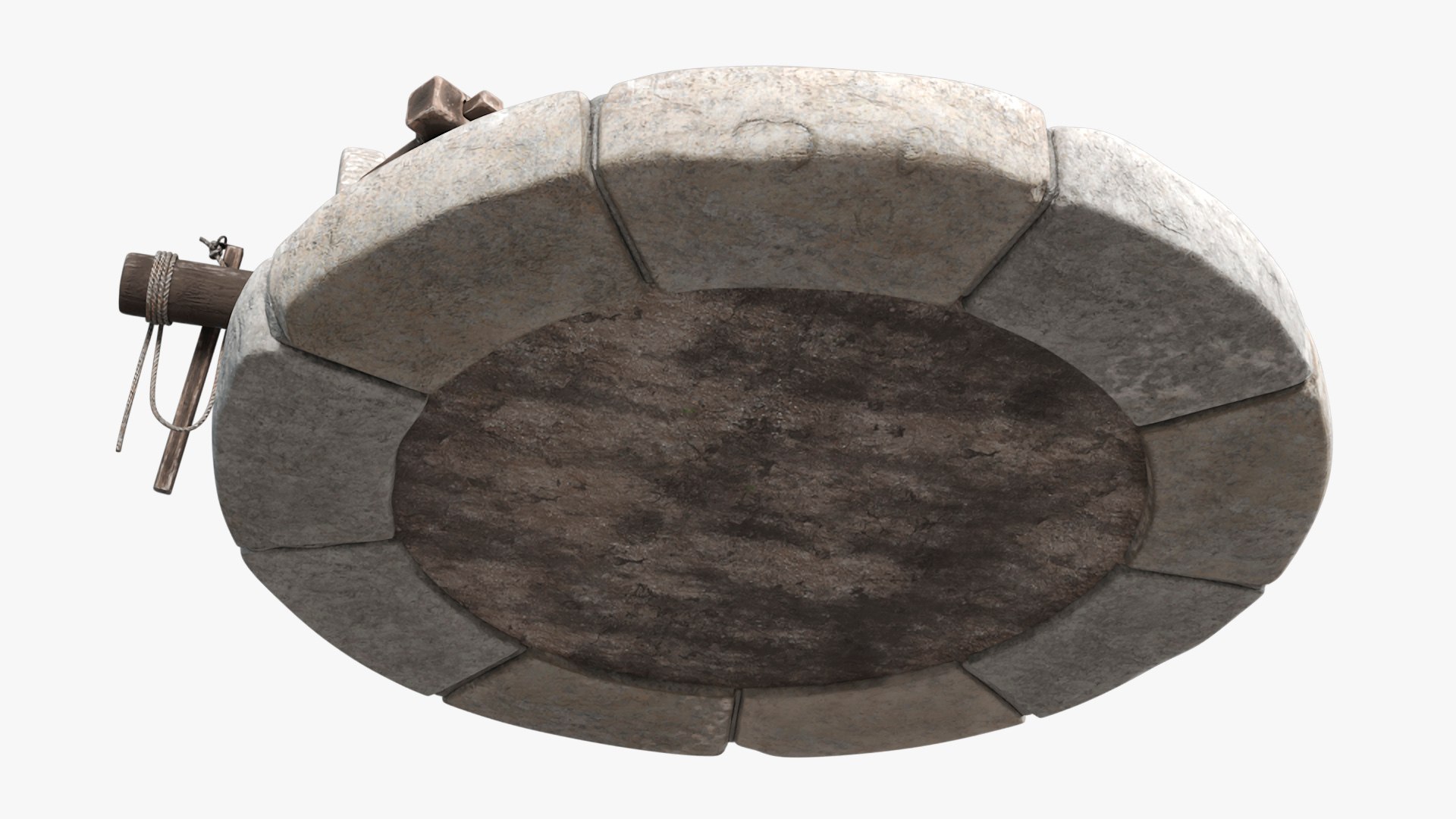 Historical Stone Mill Gray 3D Model - TurboSquid 2325745