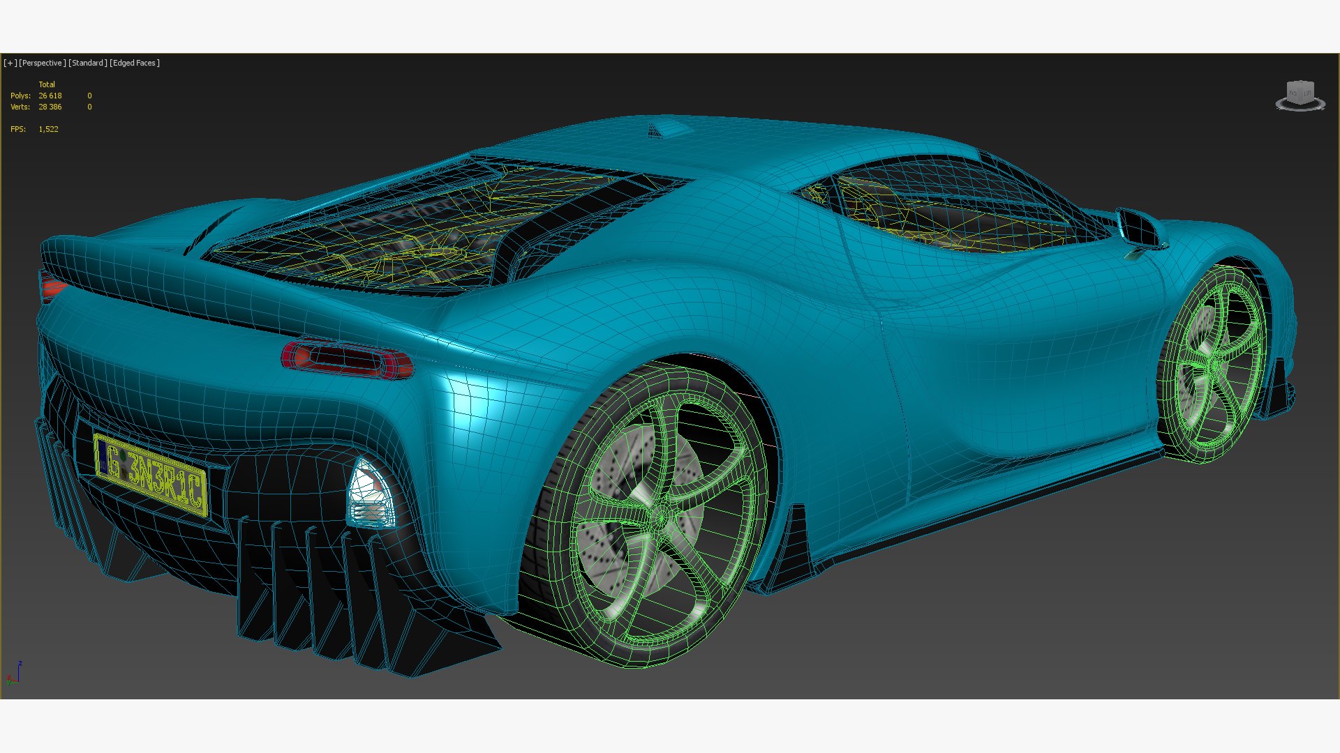 Generic Supercar V27 3D Model - TurboSquid 2231827