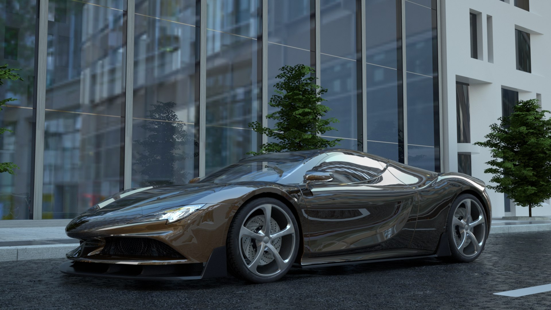 Generic Supercar V27 3D Model - TurboSquid 2231827