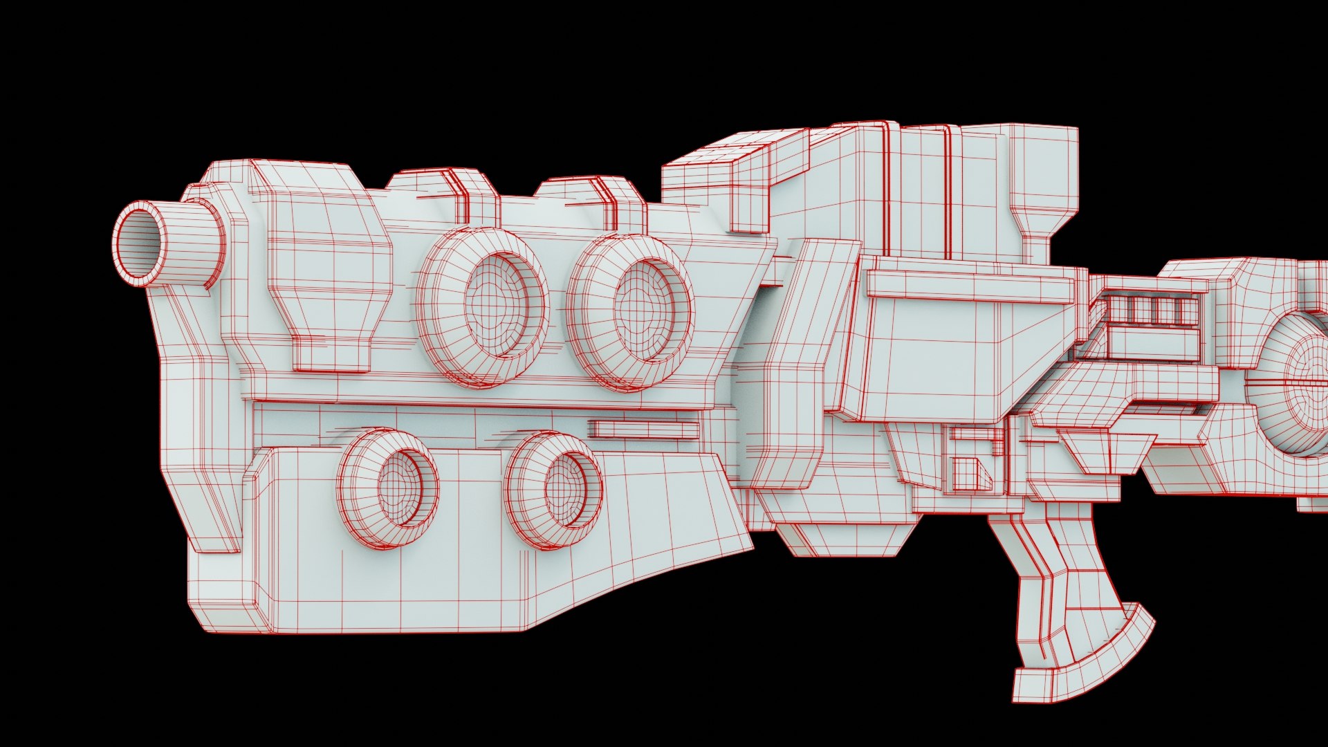 Futuristic Gun 3D model - TurboSquid 1837265
