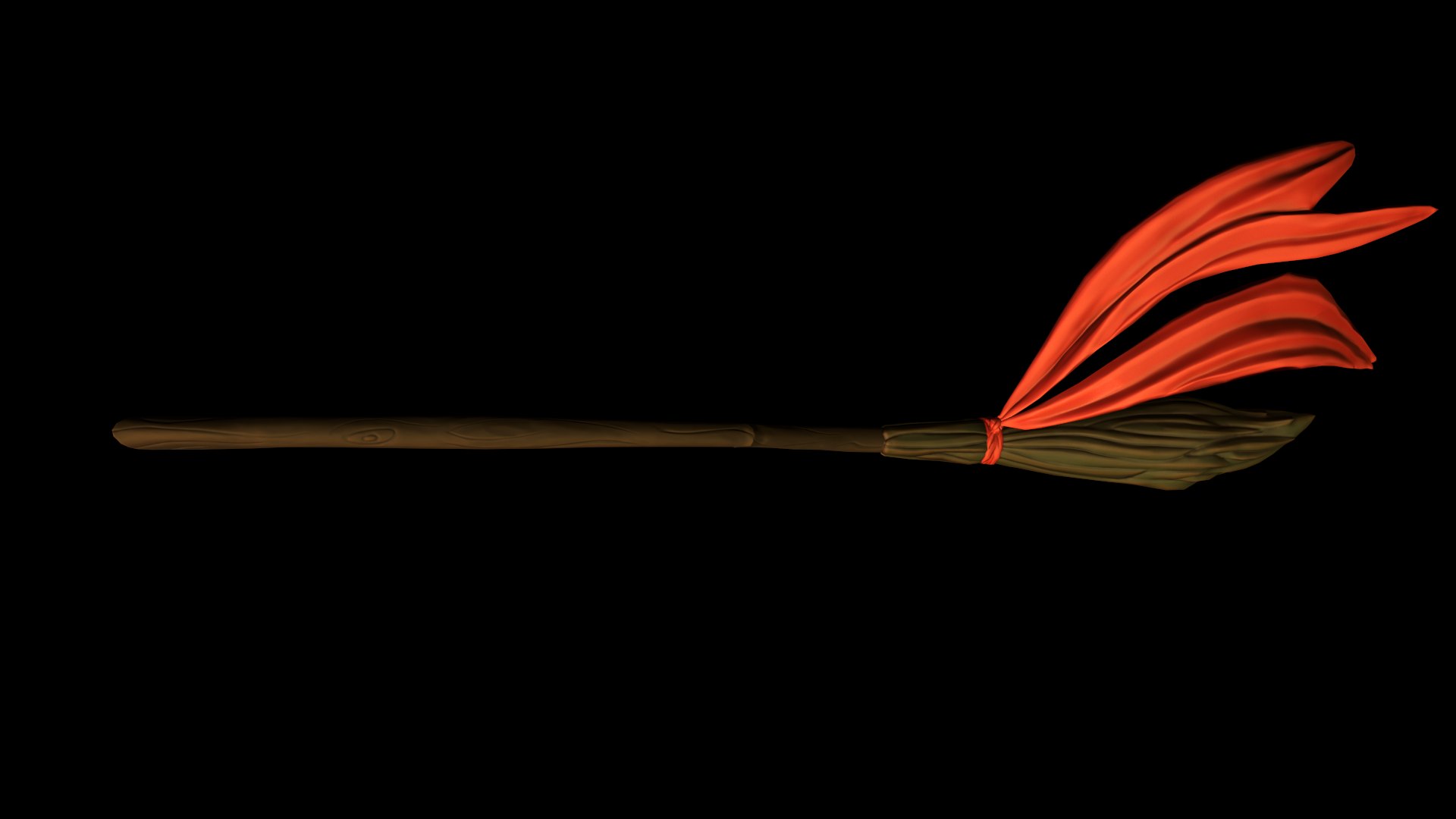 3D Stylized Broom Prop - TurboSquid 1998597