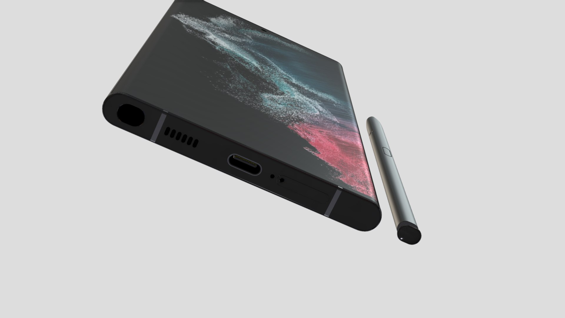 Samsung Galaxy S22 Ultra 3D Model - TurboSquid 2023260