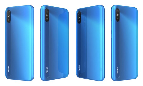 Xiaomi Redmi 9A Sky Blue model - TurboSquid 1730596