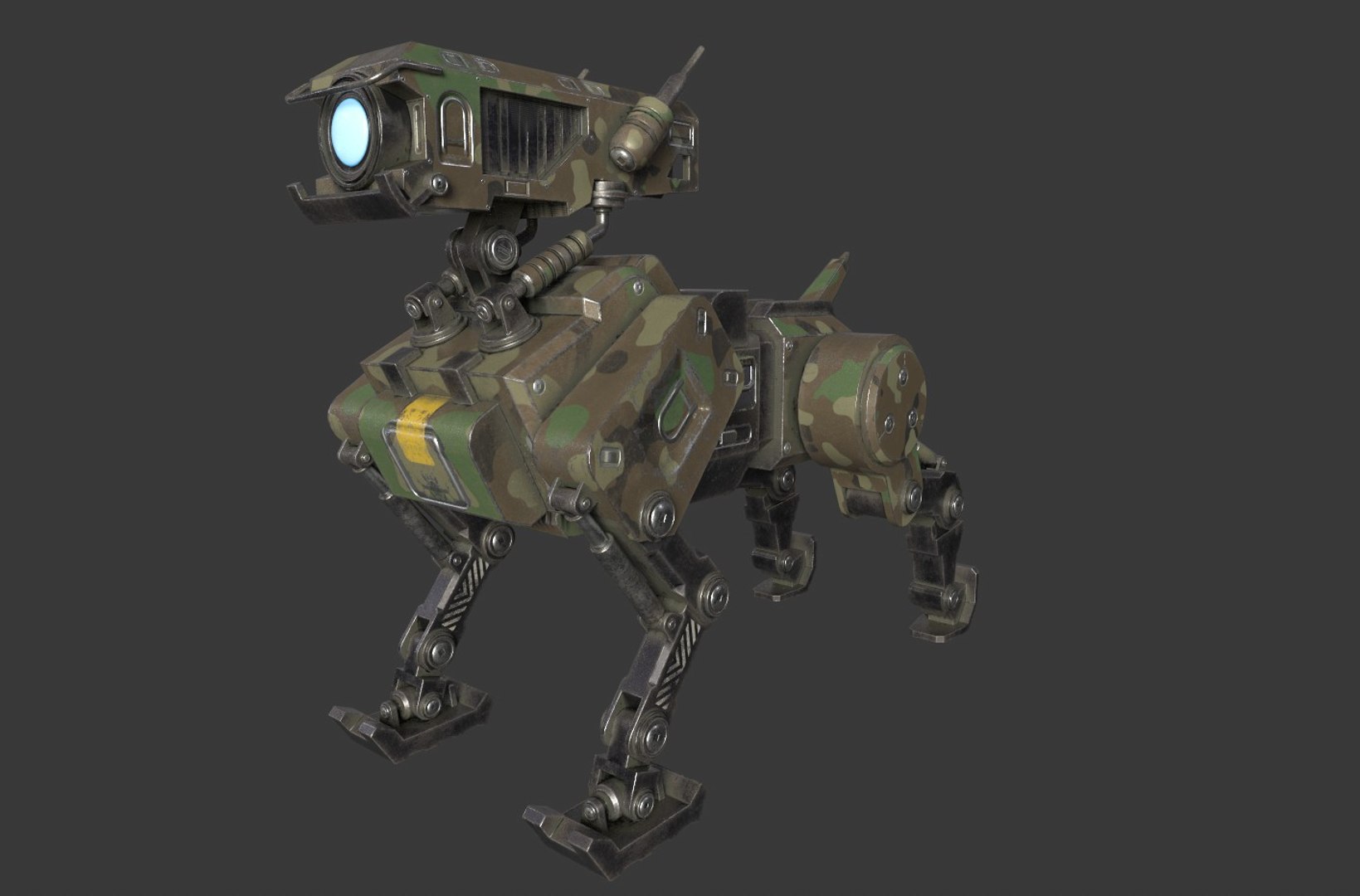 Mech Dog 3D - TurboSquid 1213746