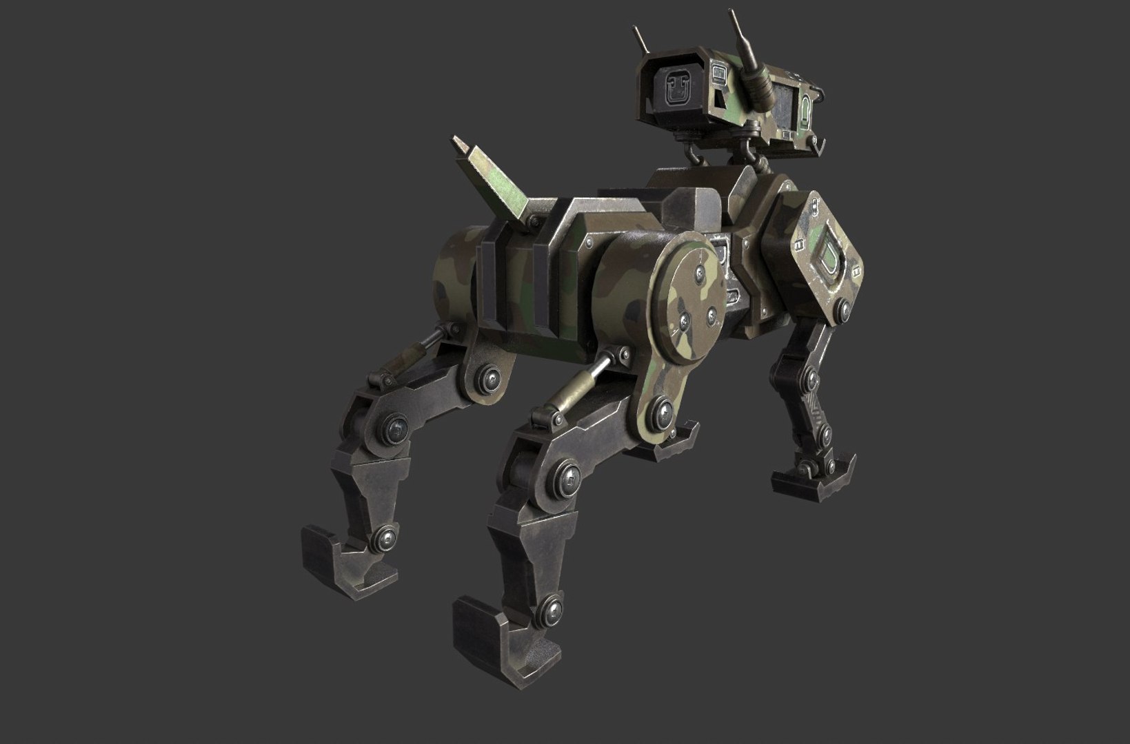 Mech Dog 3D - TurboSquid 1213746